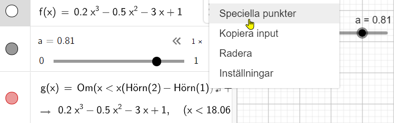 GeoGebra för lärare: Grafritning med kontroll | Svenska GeoGebrainstitutet