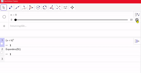 GeoGebra för lärare: CAS | Svenska GeoGebrainstitutet