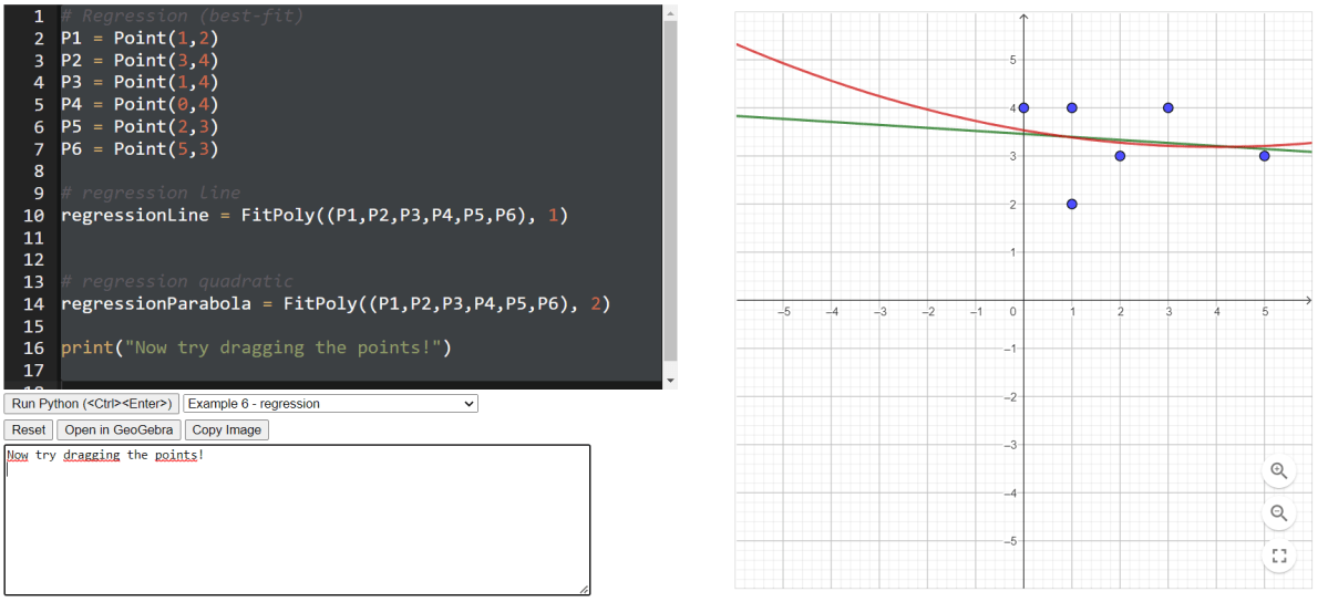 Python i GeoGebra | Svenska GeoGebrainstitutet